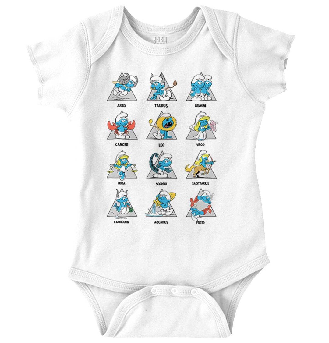 Smurf Astro Signs Astrology Zodiac Horoscope Newborn Baby Boy Girl ...