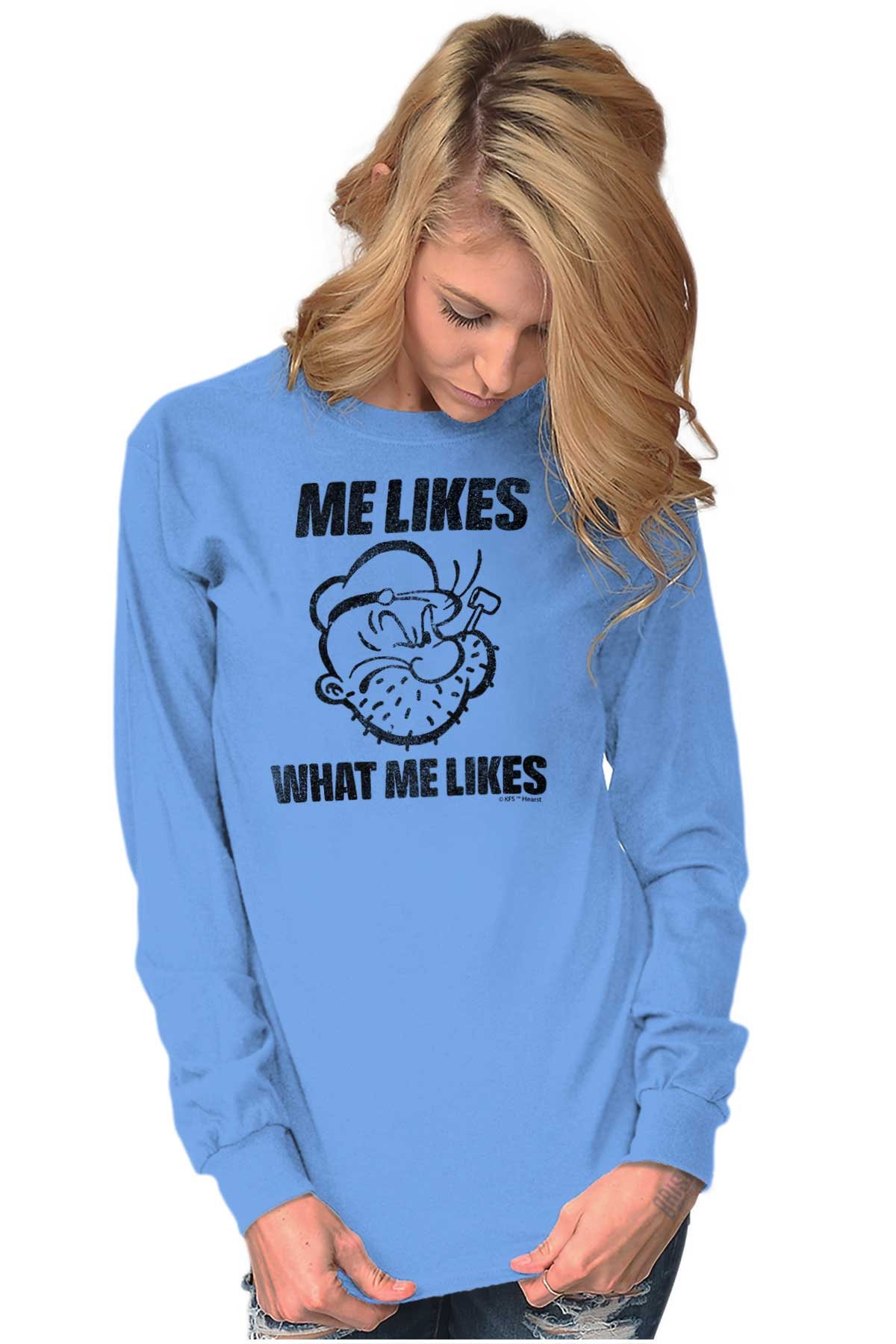 Funny Attitude Grumpy Vintage Popeye Gift Long Sleeve Tshirt - Etsy