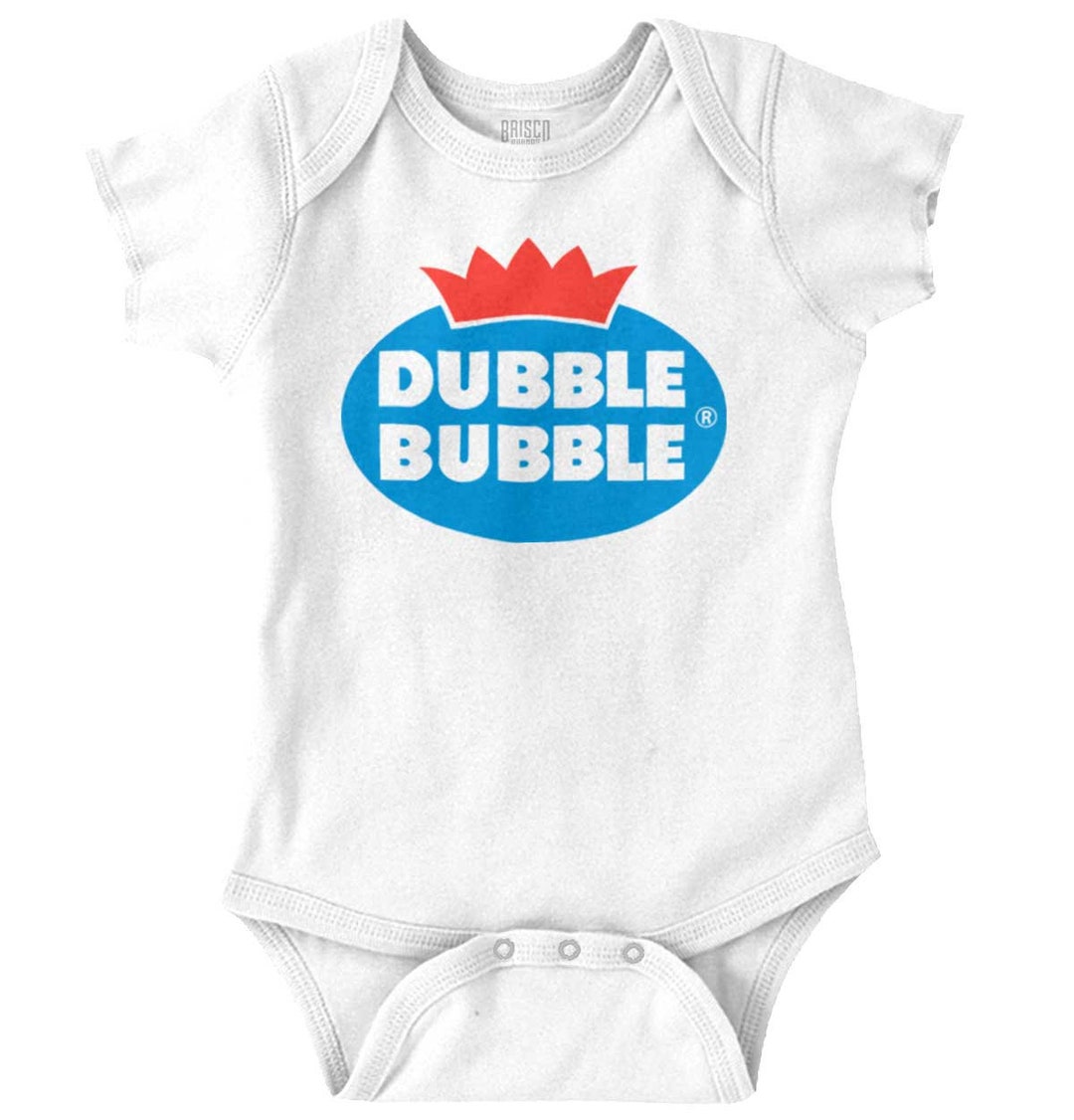 Vintage Dubble Bubble Gum Double Candy Logo Newborn Baby Boy Girl ...