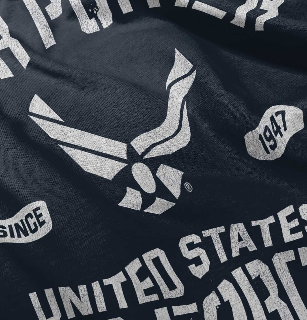 US Air Force Strong Proud USAF Military Gift Newborn Baby Boy Girl ...