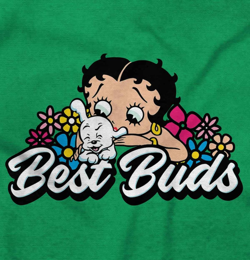 Betty Boop Dog Pudgy Cartoon Vintage Gift Womens Hooded Sweatshirts ...