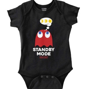 PACMAN Ghost Blinky Video Game Standby Mode Newborn Baby Boy Girl ...