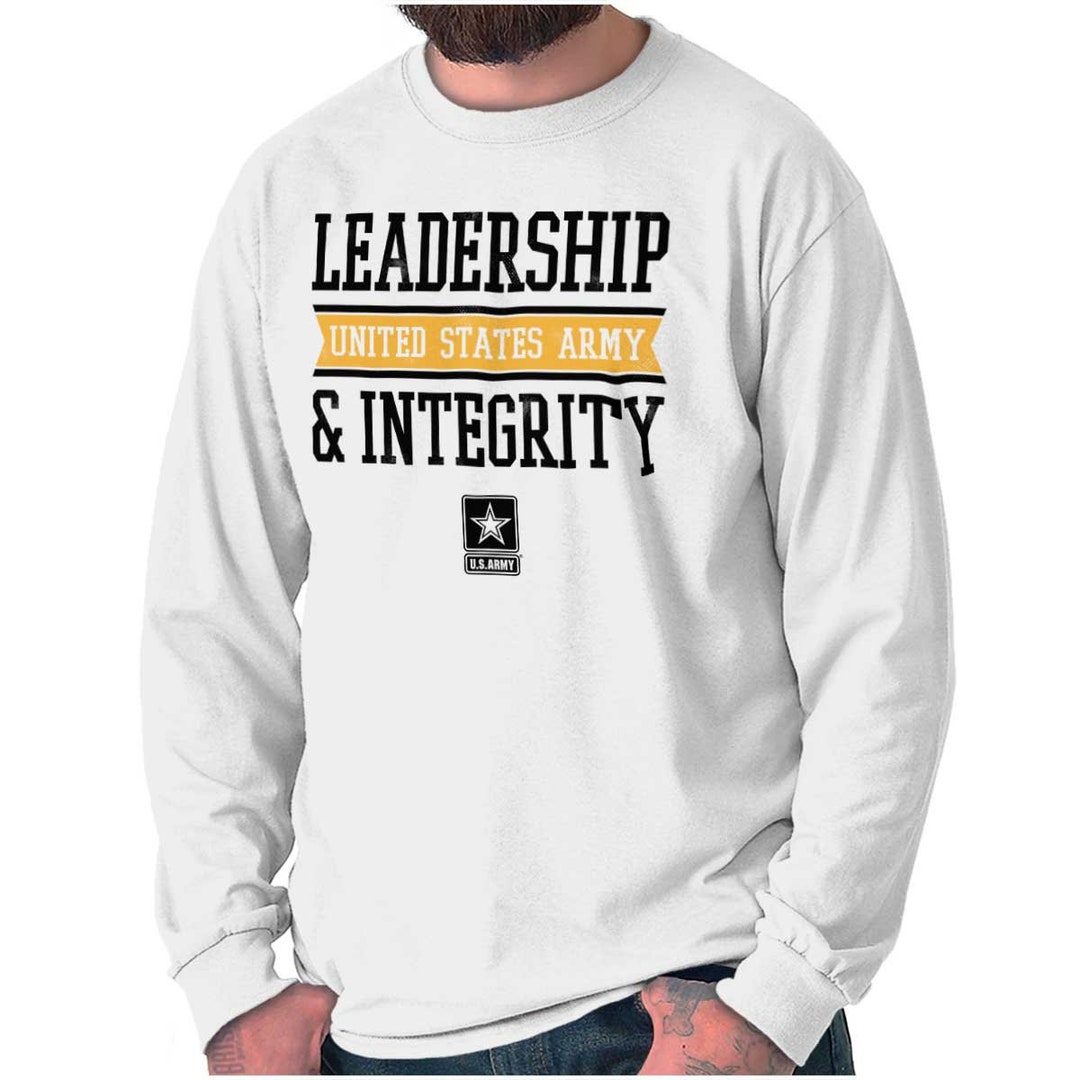 United States Army Integrity Proud Military Long Sleeve Tshirt for Men ...