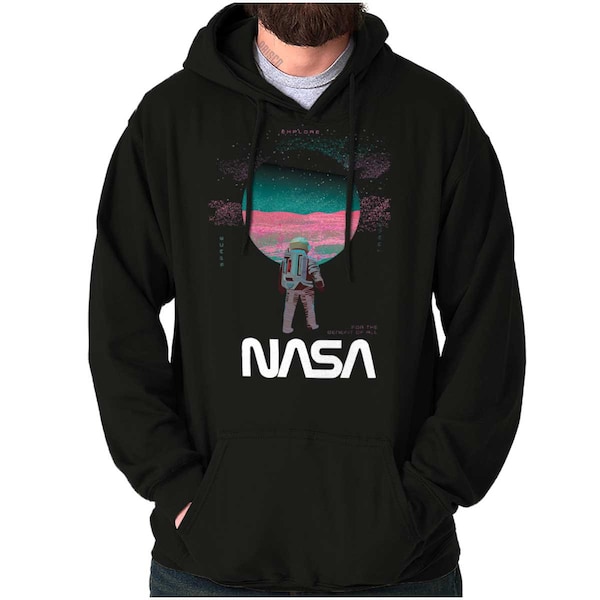 Nasa Worm Logo Hoodie - Etsy