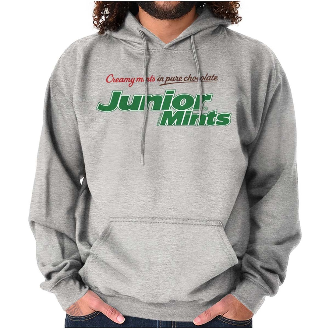 Vintage Junior Mints Original Candy Gift Hoodie Hooded Sweatshirt Men ...