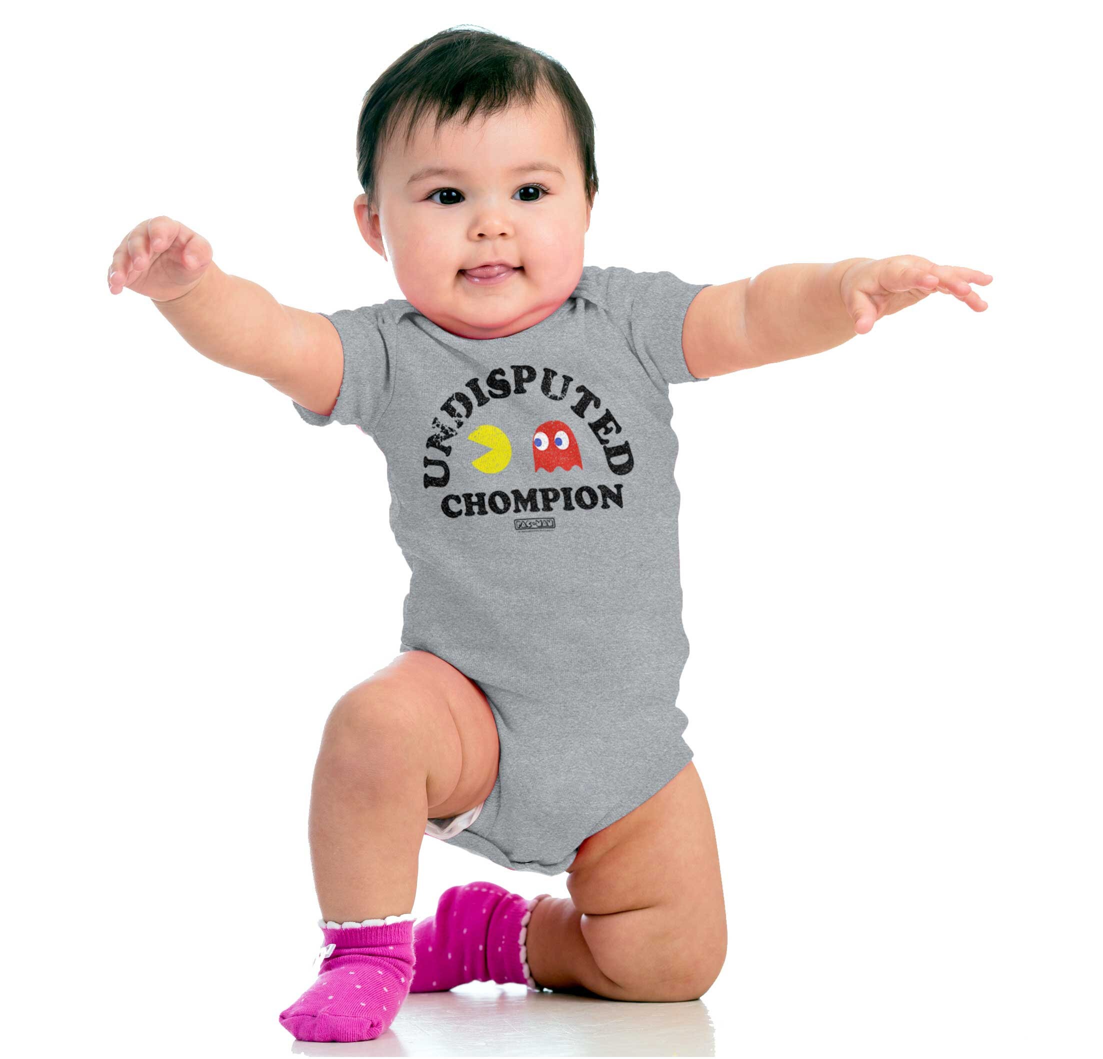 Pac-man Video Gamer Retro Nerd Newborn Baby Boy Girl Infant Romper - Etsy