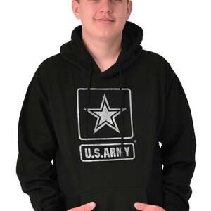 Cool US Army Logo Armed Forces Military USA Hoodie Hooded Sweatshirt ...