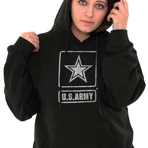 Cool US Army Logo Armed Forces Military USA Hoodie Hooded Sweatshirt ...