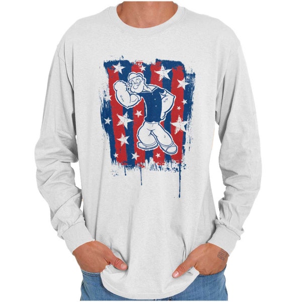 Popeye With American Flag - Etsy