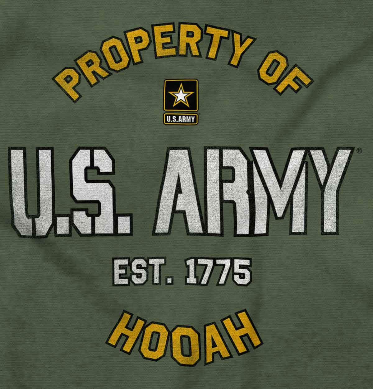 US Army Hooah Military USAF Armed Forces Long Sleeve Tshirt for Men or ...