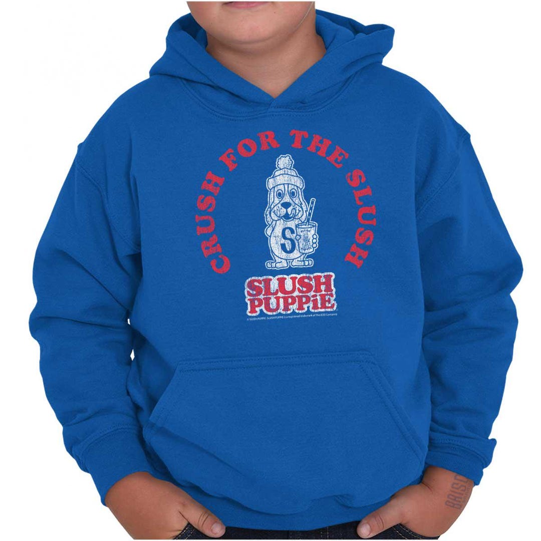 Vintage Slush Puppie Brand Retro Dog Cartoon Youth Hooded Sweatshirt ...