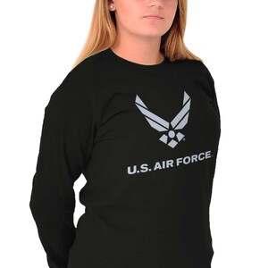 USAF American Official Air Force Logo Gift Long Sleeve Tshirt for Men ...