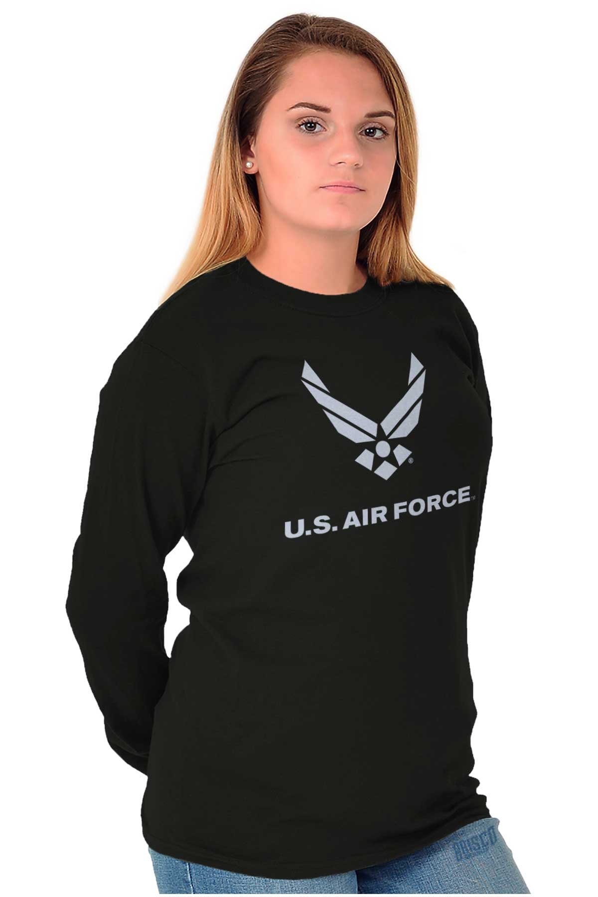 USAF American Official Air Force Logo Gift Long Sleeve Tshirt for Men ...