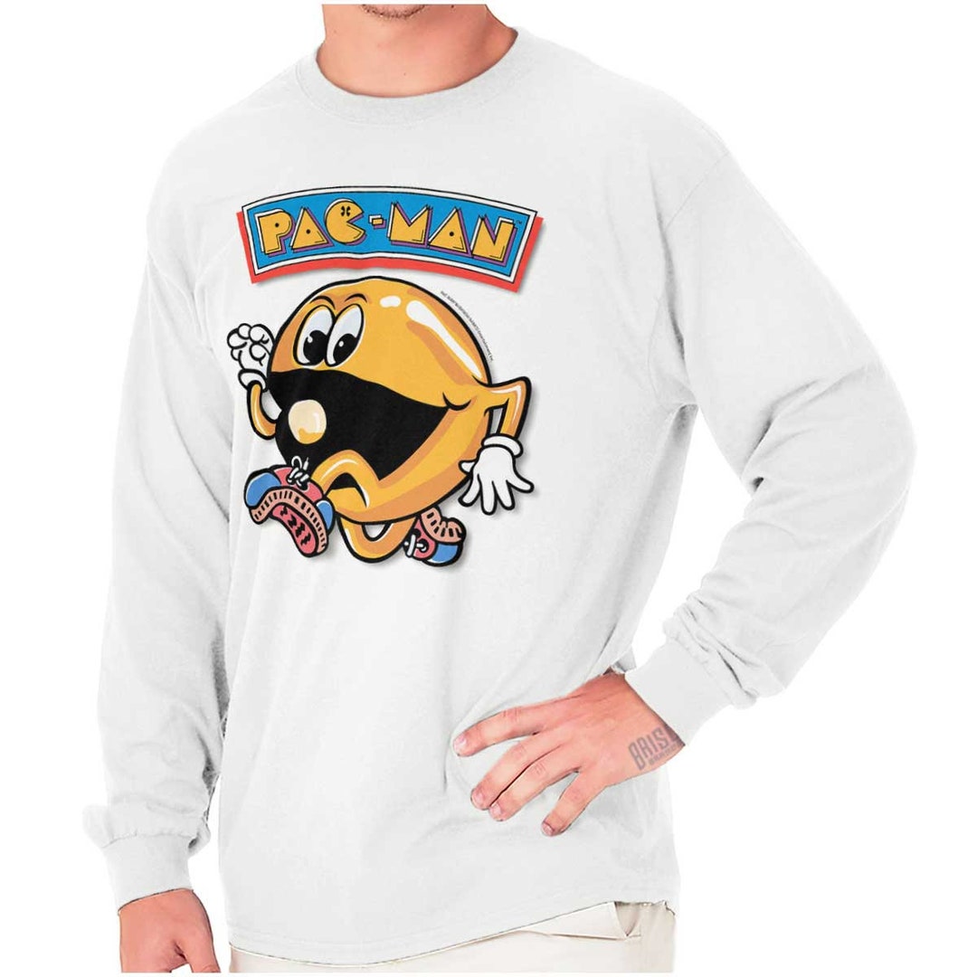 Throwback Pac-man Video Game Long Sleeve Tshirt for Men or Women - Etsy