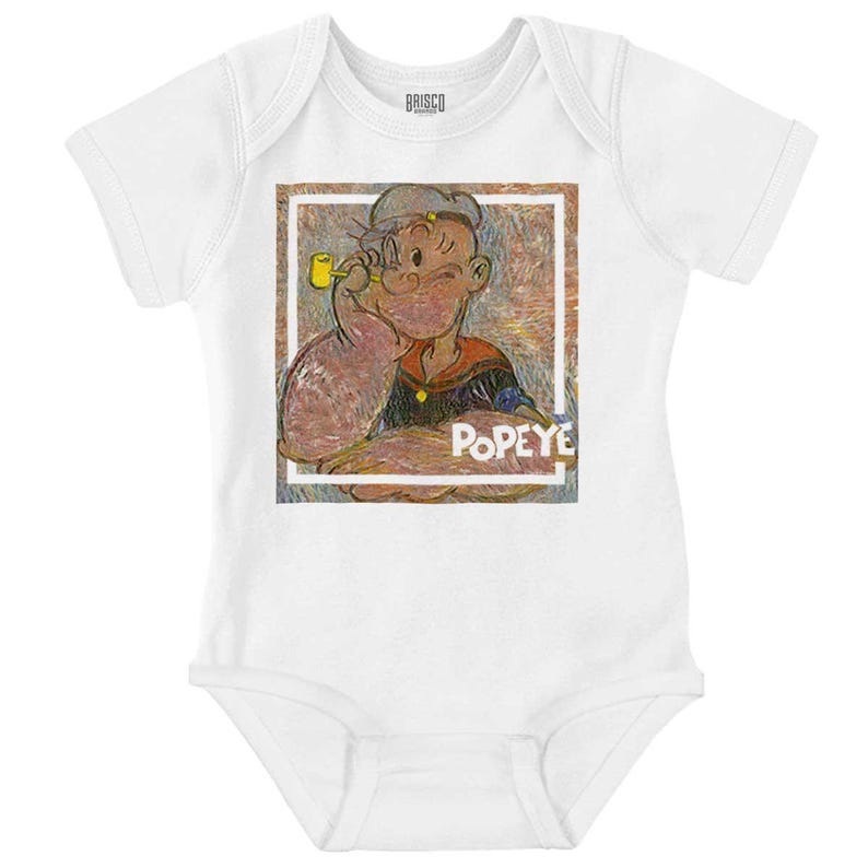 Popeye the Sailor Man Van Gogh Art Painting Newborn Baby Boy Girl ...