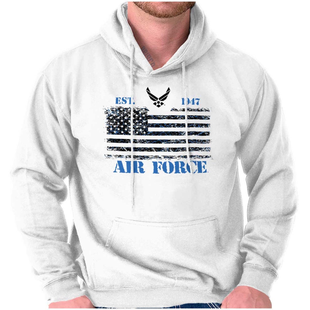 USAF United States Air Force American Flag Hoodie Hooded Sweatshirt Men ...
