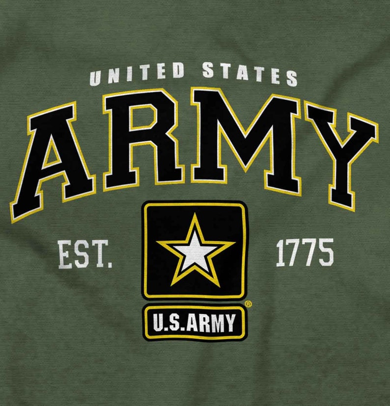 US Armed Forces Army Logo Military Veteran Long Sleeve Tshirt for Men ...