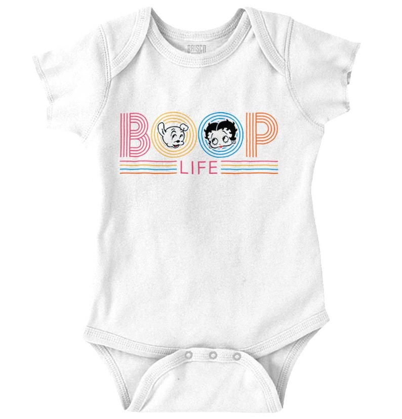 Betty Boop Life Pudgy Retro Classic Cartoon Baby Girls Infant Romper ...