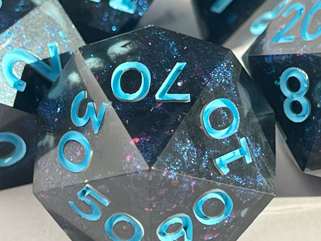 Of the Void 7 Piece Clear Black With Blue and Purple Colorshift ...