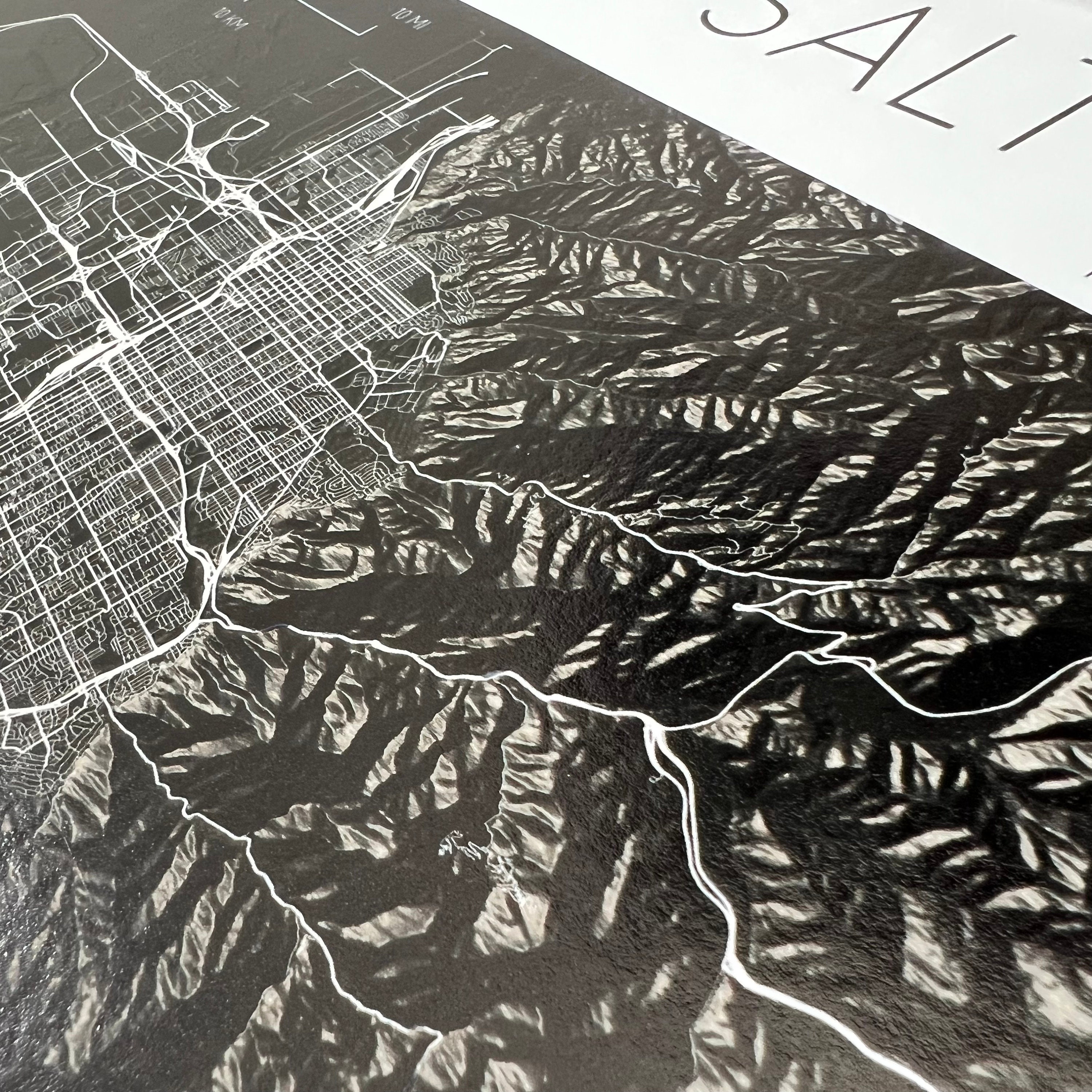Salt Lake Network Map, Salt Lake City Map, Map Wall Art, Map Wall Decor ...