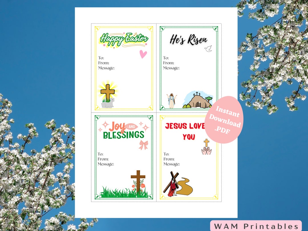 Religious Easter Candy Grams, Christian Candy Gram, Easter Church ...