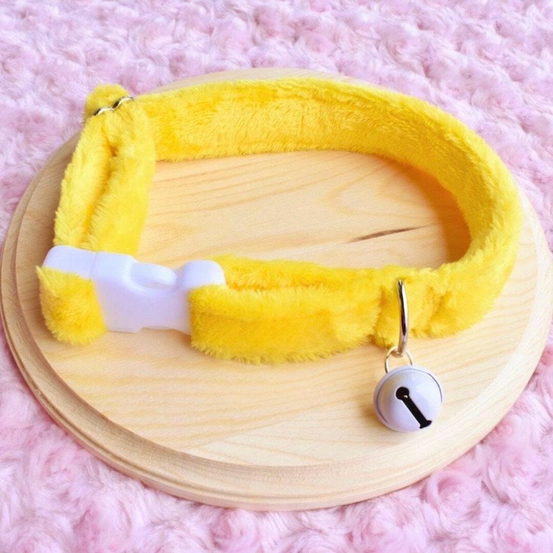 Yellow Fluffy Collar 12-18inch Pet Play Cosplay Adult - Etsy