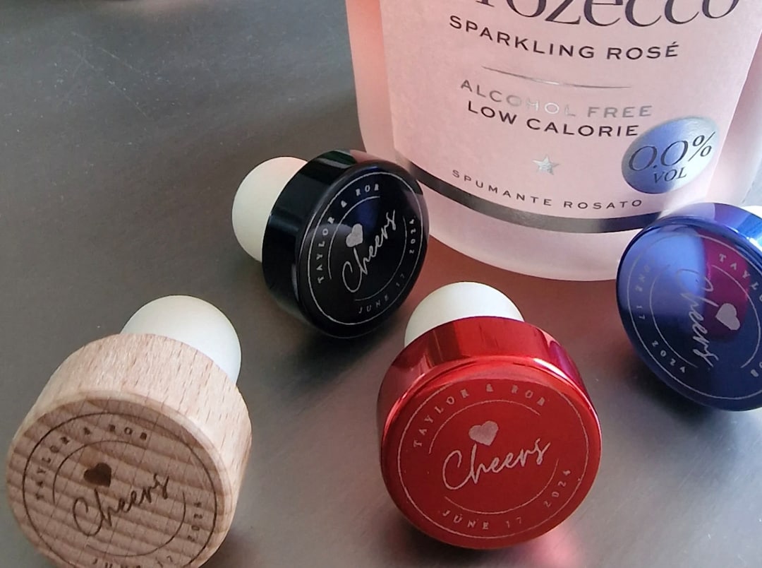 Personalized Wedding Wine Bottle Corks T Shaped Cork Plugs for Wine ...