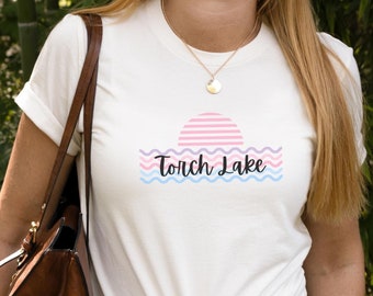 Torch Lake Michigan Shirt - Etsy