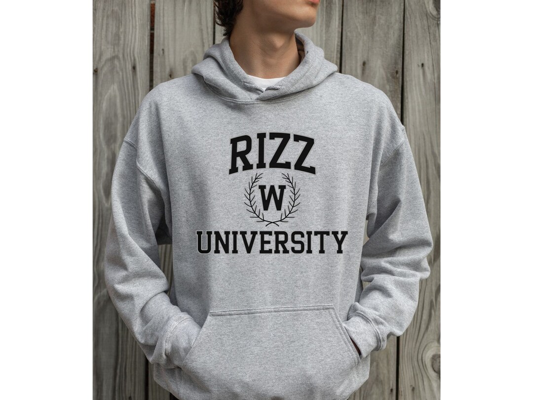 W Rizz University Hoodie Sweatshirt, W Rizz Shirt, Rizz Me up Athletic ...