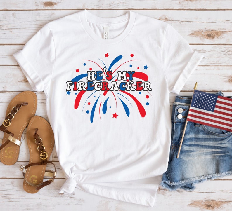 She's My Firecracker He's My Firecracker Fourth of - Etsy