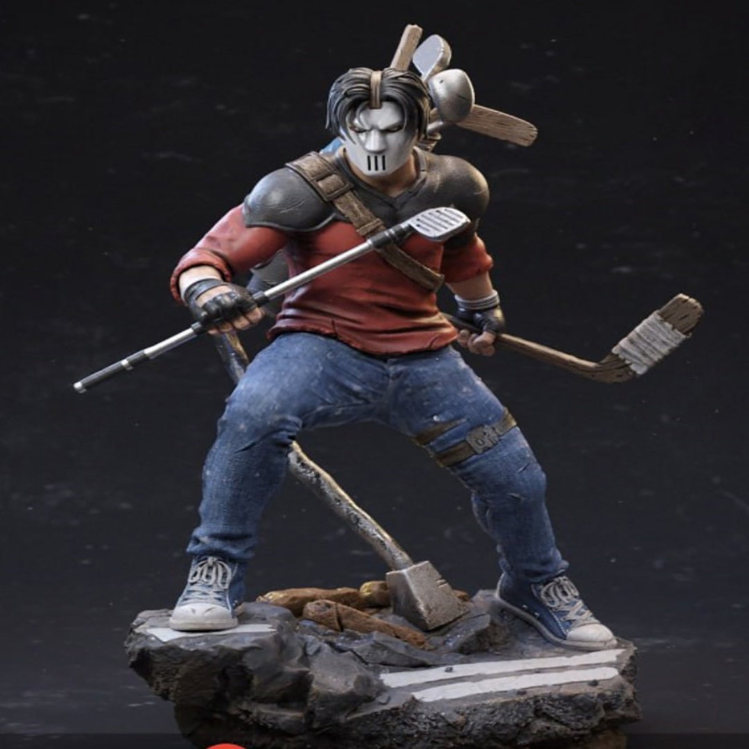 Figure CASEY JONES TMNT 3D Model of a Personalized Action Statue 3D ...