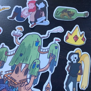 20 Pk Unique Adventure Time Stickers- Mix and Match - Etsy