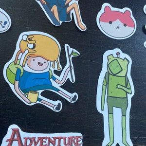 20 Pk Unique Adventure Time Stickers- Mix and Match - Etsy