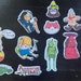20 Pk Unique Adventure Time Stickers- Mix and Match - Etsy