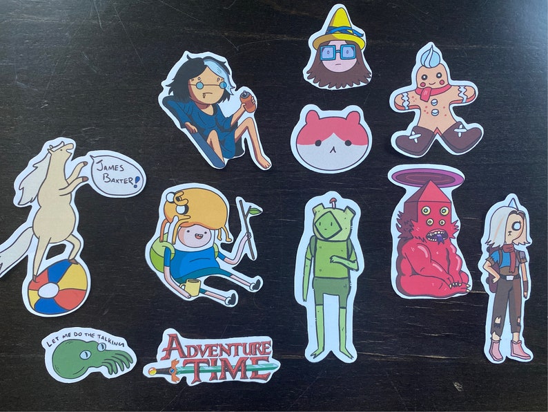 20 Pk Unique Adventure Time Stickers- Mix and Match - Etsy