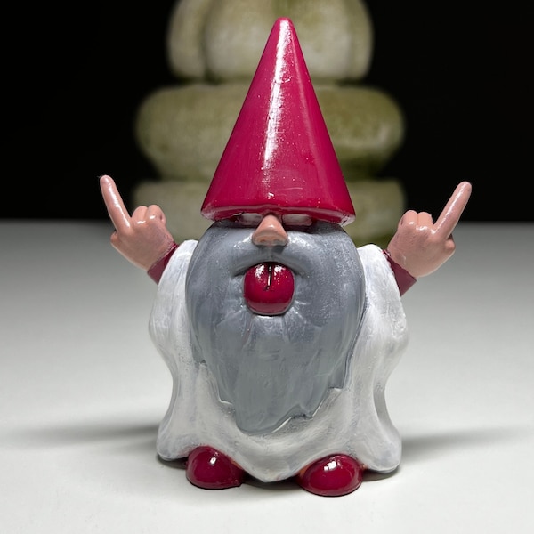 Middle Finger Gnome - Etsy