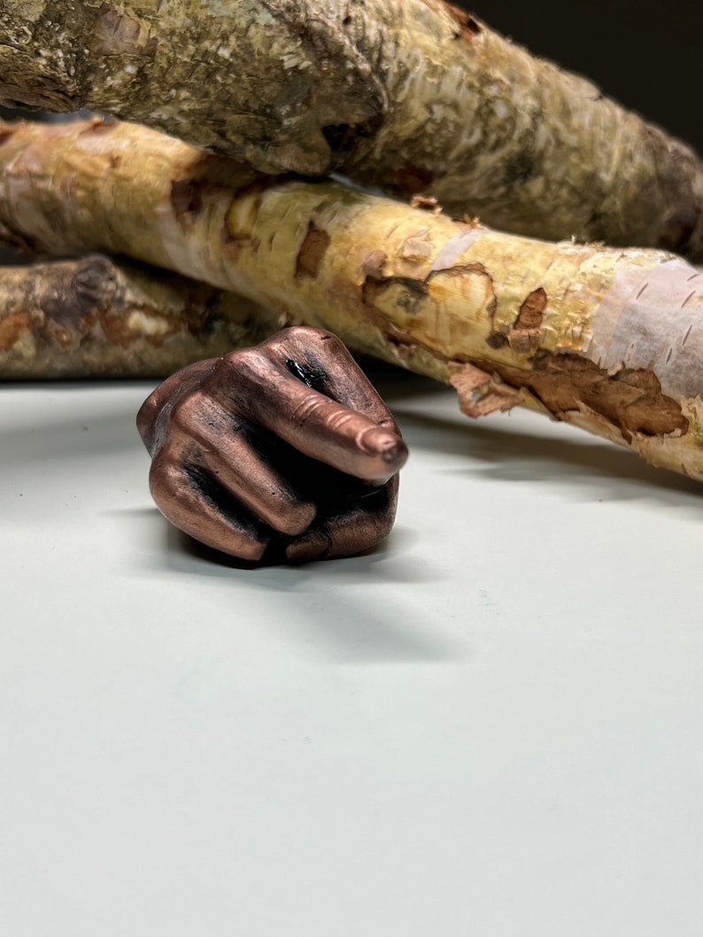 Bronze Middle Finger Fuck You off Sign Hand Figurine - Etsy