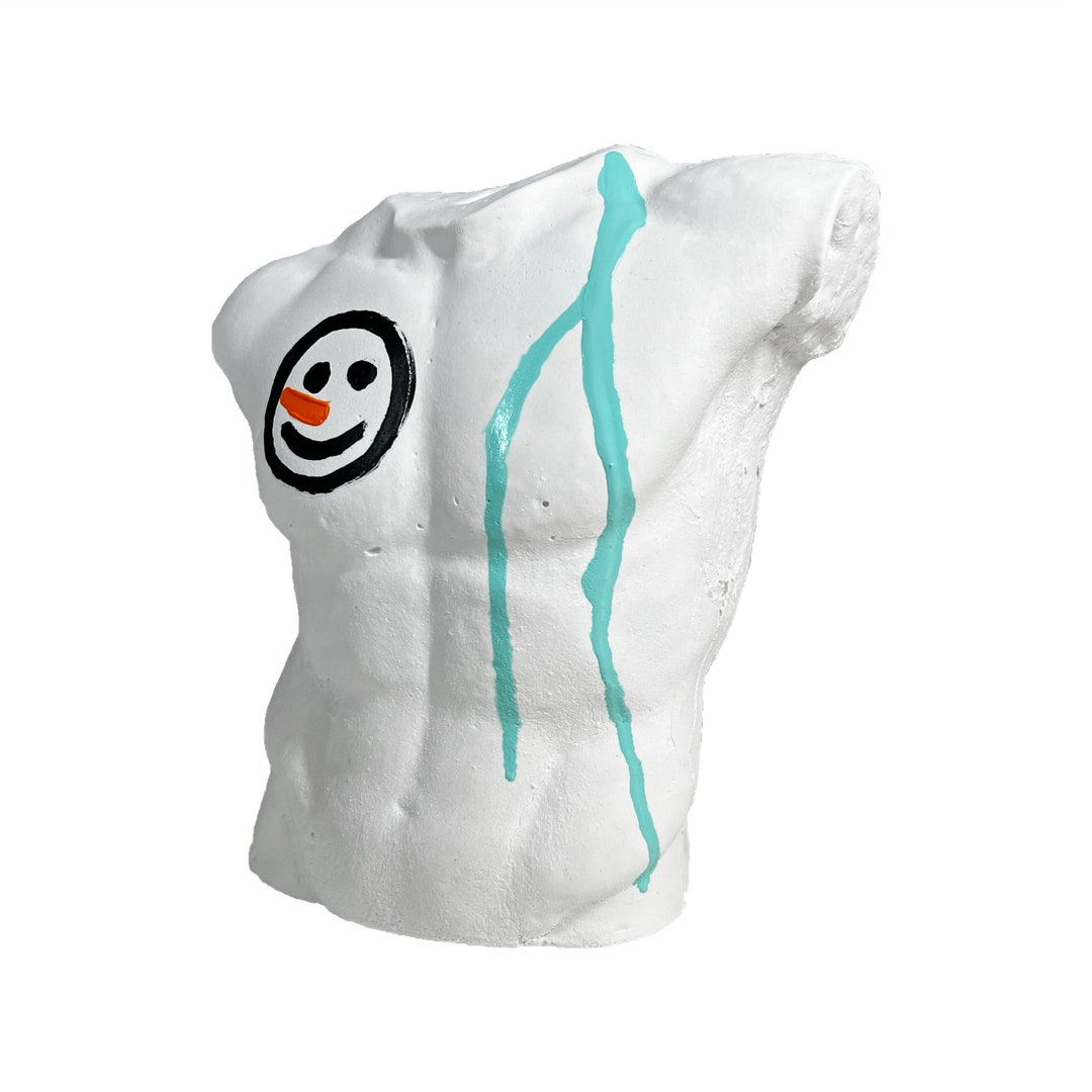 Male Torso Abstract Statue - Etsy