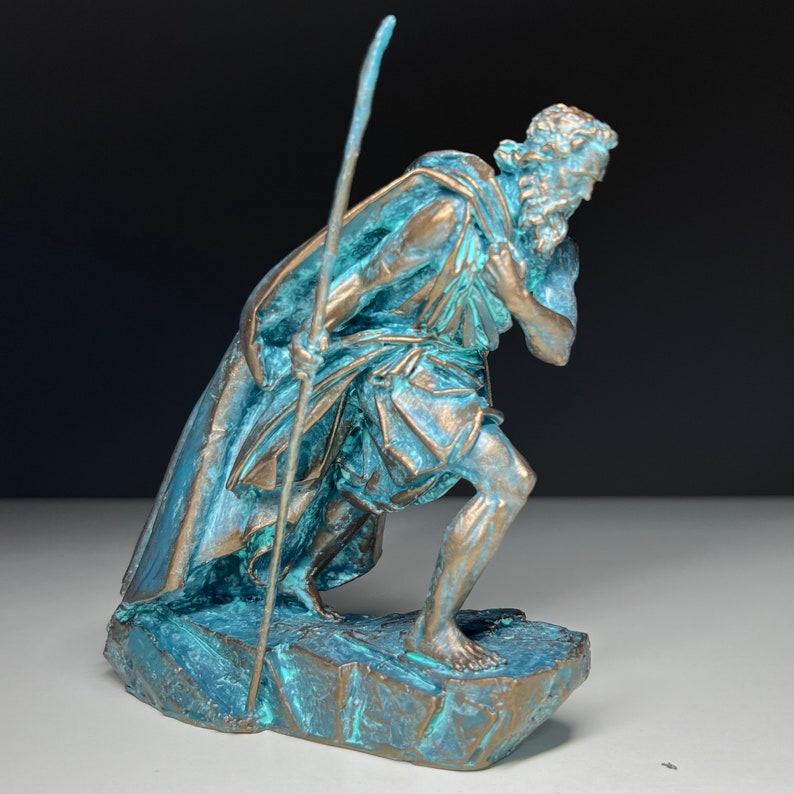 Moses Greek Mythology Statue, Old Bronze - Etsy