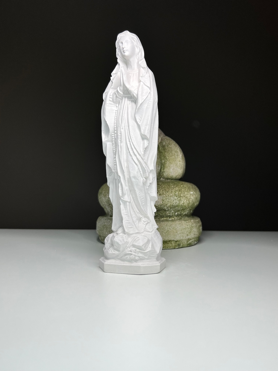 Realistic Handmade Virgin Mary Statue. White Color 9.5 Inch - Etsy