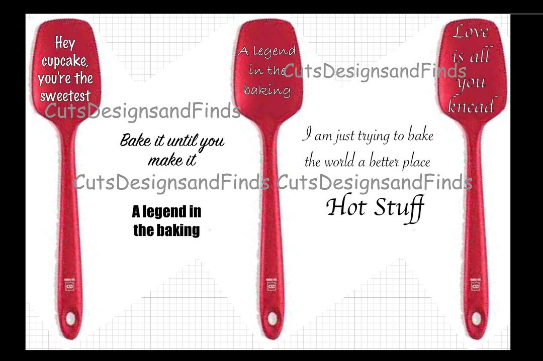 Custom Kitchen Spatula/ Rubber Scraper - Etsy