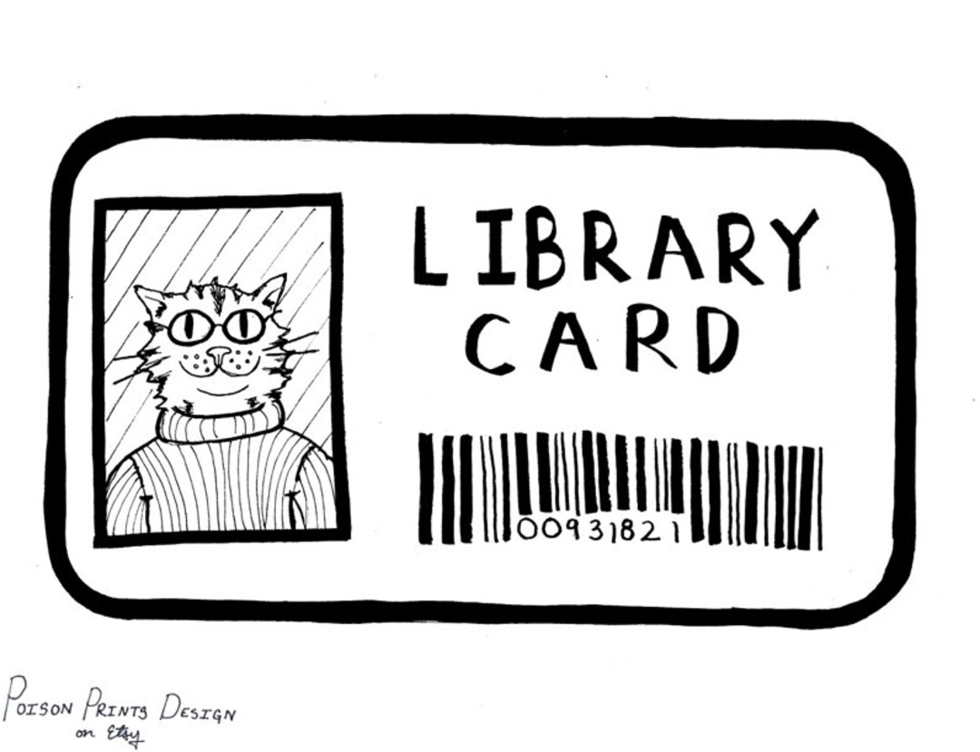 Turtleneck Library Cat - Etsy