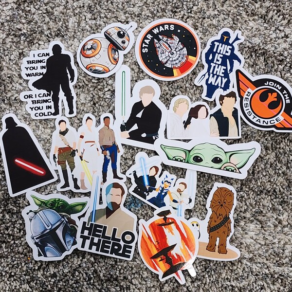 Starwars Stickers - Etsy