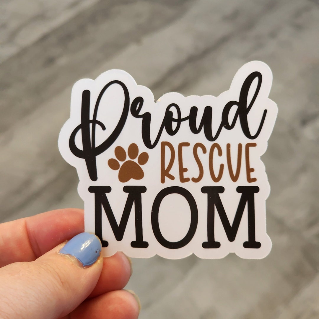 Rescue Mom Sticker - Etsy