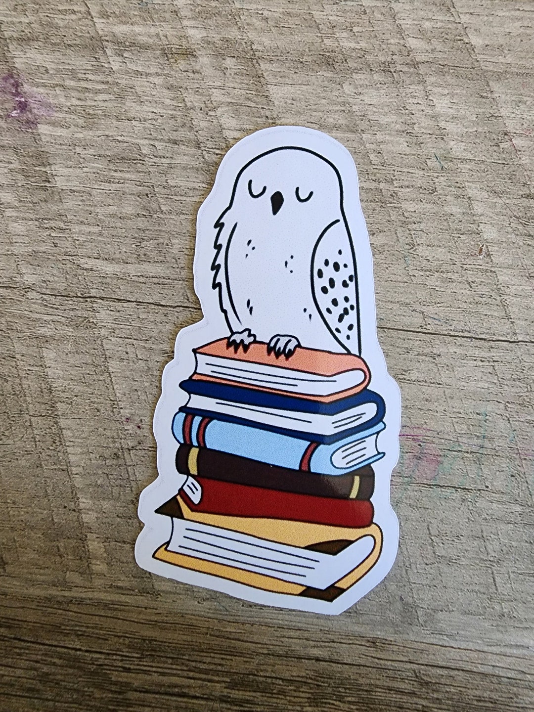 Book Hedwig Sticker - Etsy