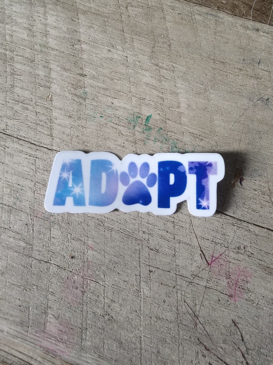 Adopt Sticker Adopt Don't Shop - Etsy