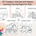 40 Printable Vehicle Coloring Pages With Names, Coloring Sheets for ...
