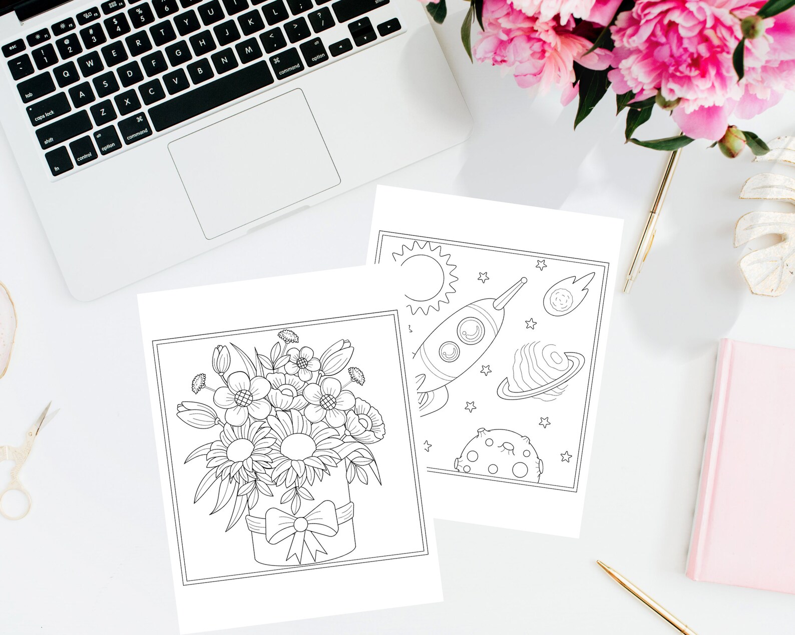Coloring Pages for Kids, Digital Download, Printable, 25 Different ...