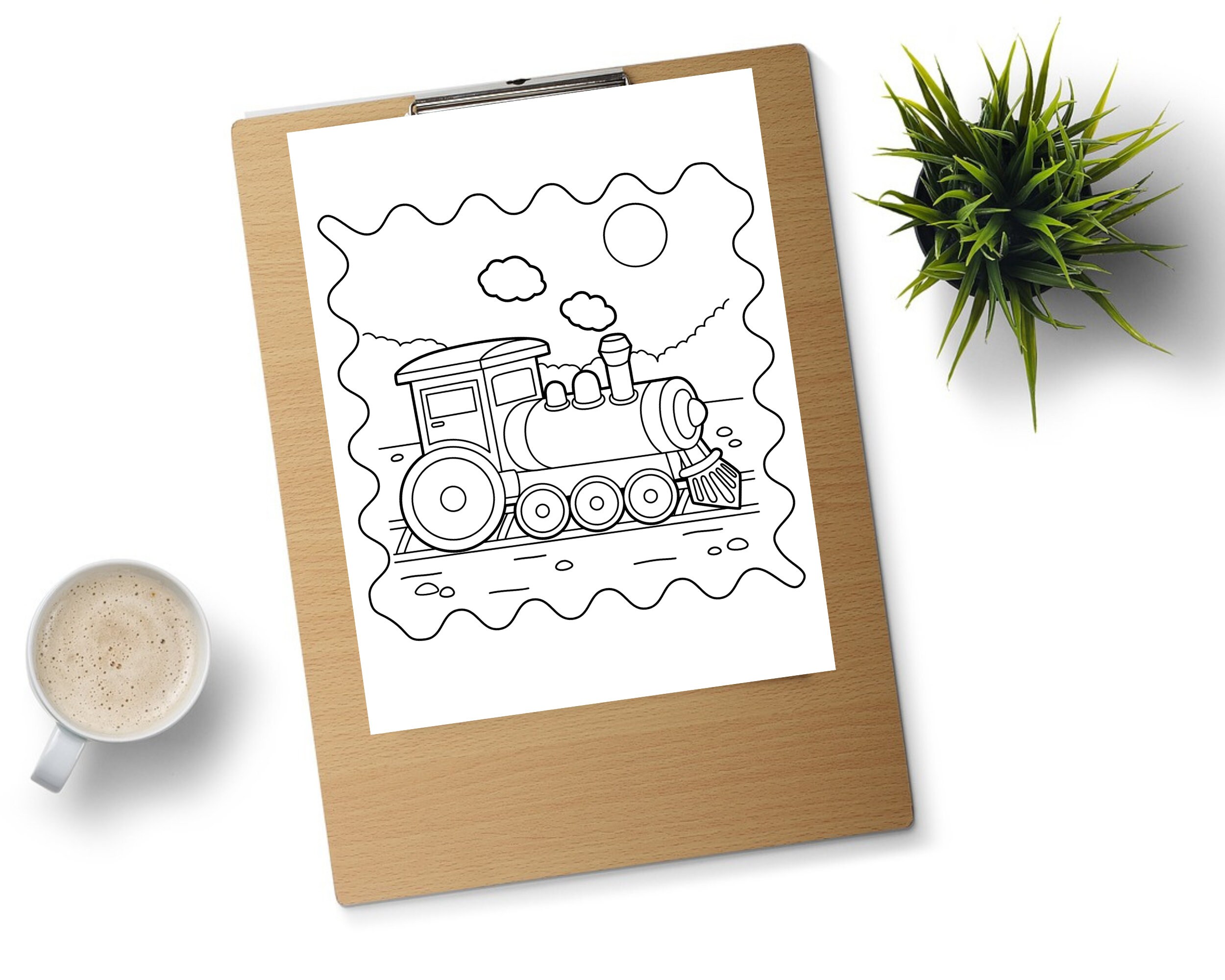 40 Vehicle Coloring Pages, Digital Download, Printable Coloring Pages ...