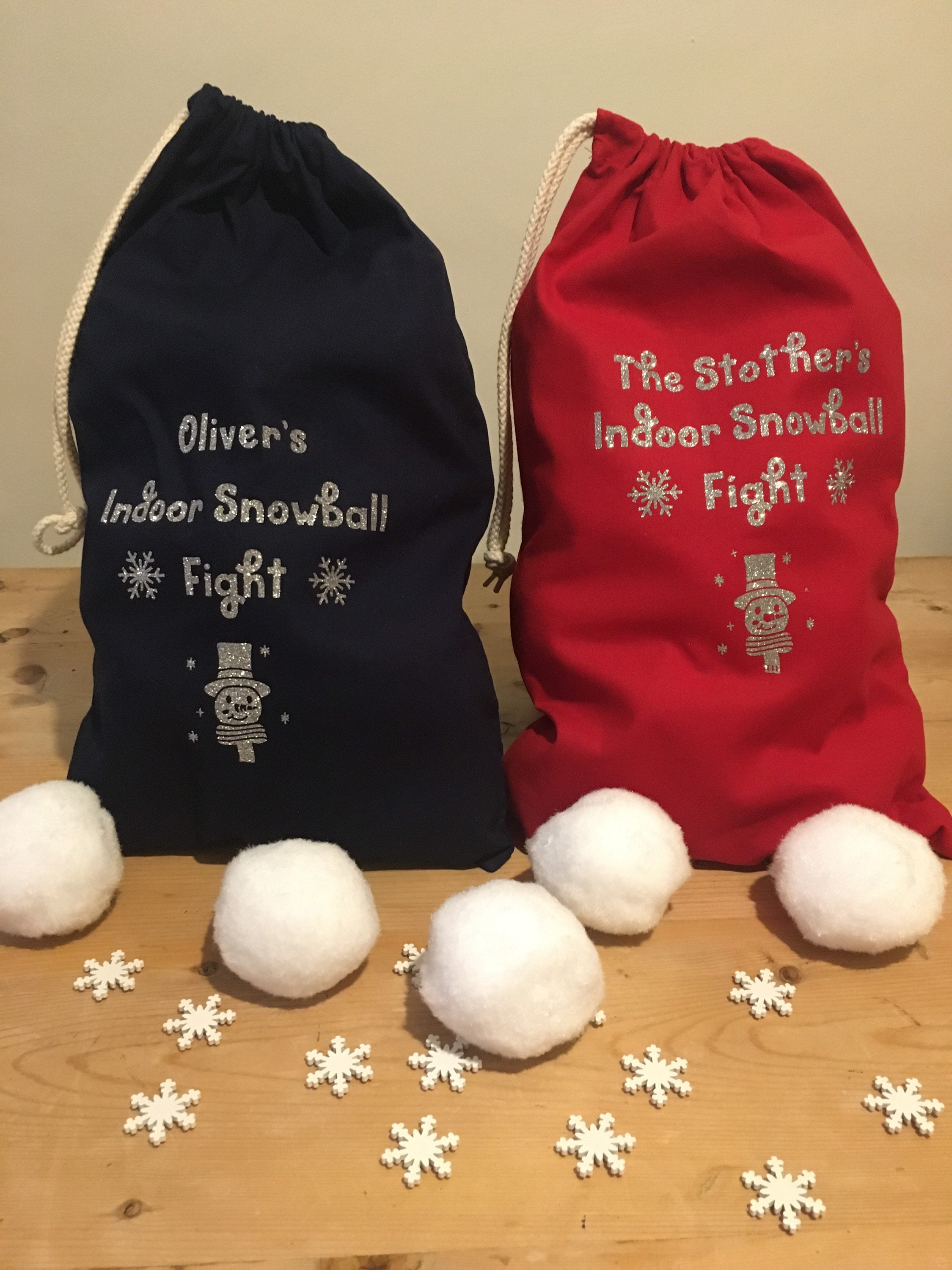 Indoor Snowball Fight Bags, Christmas Gifts for Family, Games for Kids ...